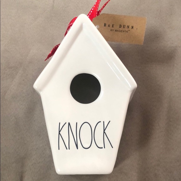 Rae Dunn | Accents | Rae Dunn Slant Roof Knock Birdhouse | Poshmark